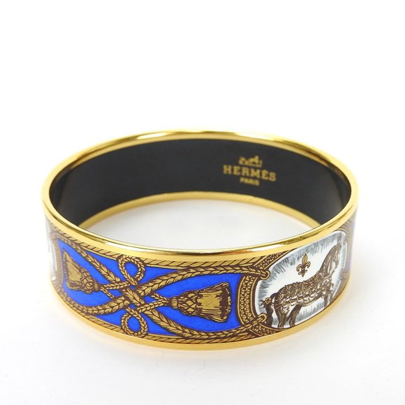 Hermes | Jewelry | Hermes Enamel Bangle Bracelet Accessory Carriage ...